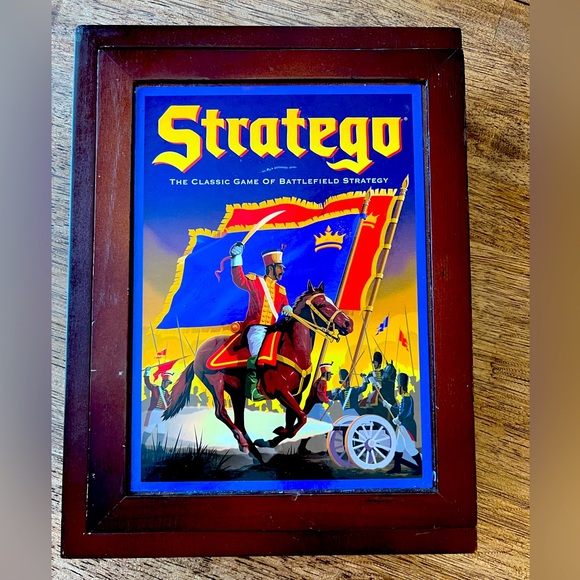 Hasbro | Games | Stratego Library Edition Wooden Bookshelf Collection ...